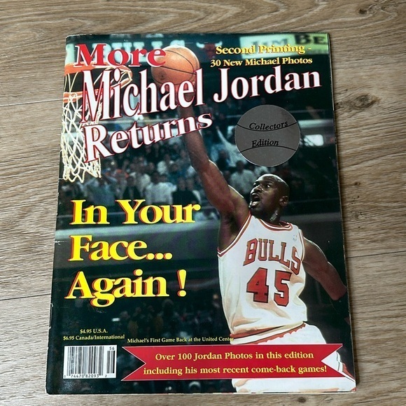 Jordan | Other | 525 Vintage Michael Jordan Returns In Your Face Again ...